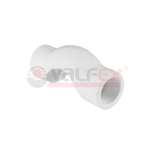 Обводное колено Дн 20 СКОБА 2-х растр (200/50) VALFEX ПП бел